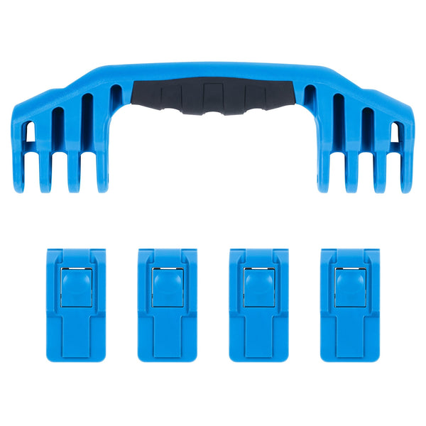 Pelican 1600 Replacement Handle & Push-Button Latches, Blue