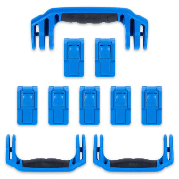 Pelican 1650 Replacement Handles & Push-Button Latches, Blue