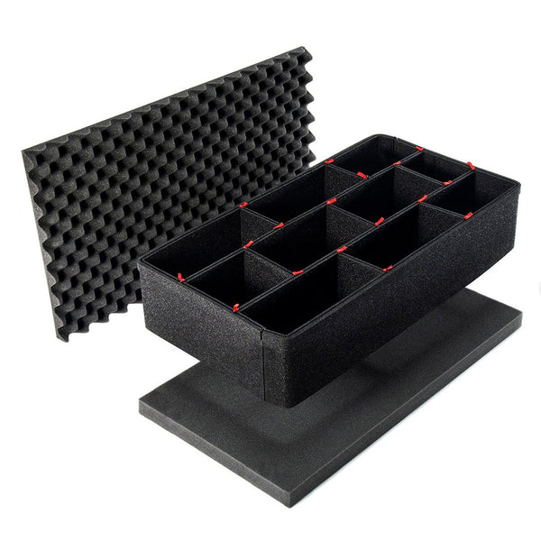 Pelican 1600 TrekPak Kit, Customizable Padded Divider System - ColorCase