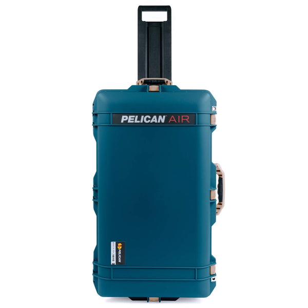 Pelican 1615 Air Case, Indigo with Desert Tan Handles & Latches